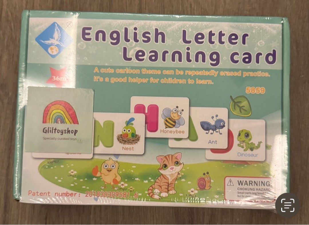 Alphabets learning activity cards, Hobbies & Toys, Toys & Games on ...