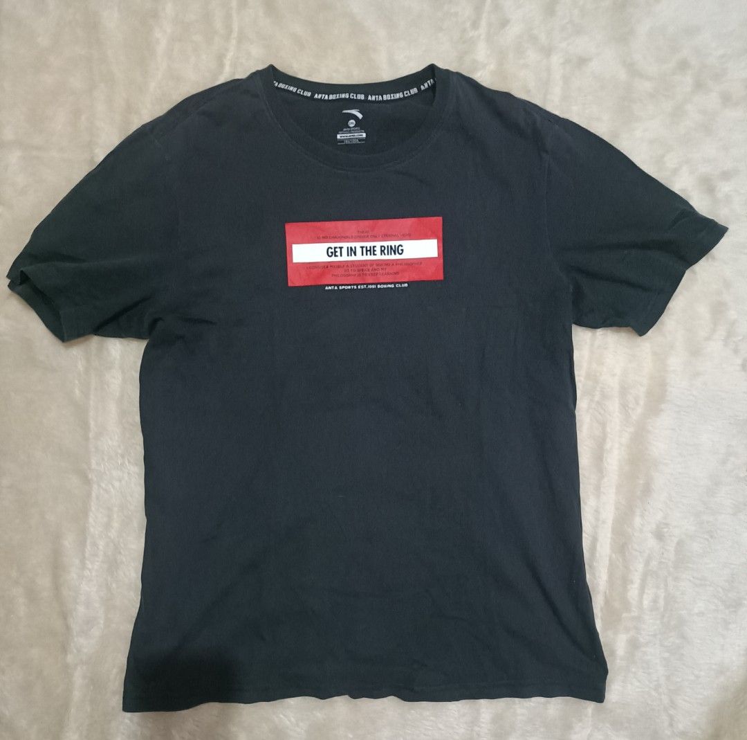 Anta shirt, Men's Fashion, Tops & Sets, Tshirts & Polo Shirts on Carousell