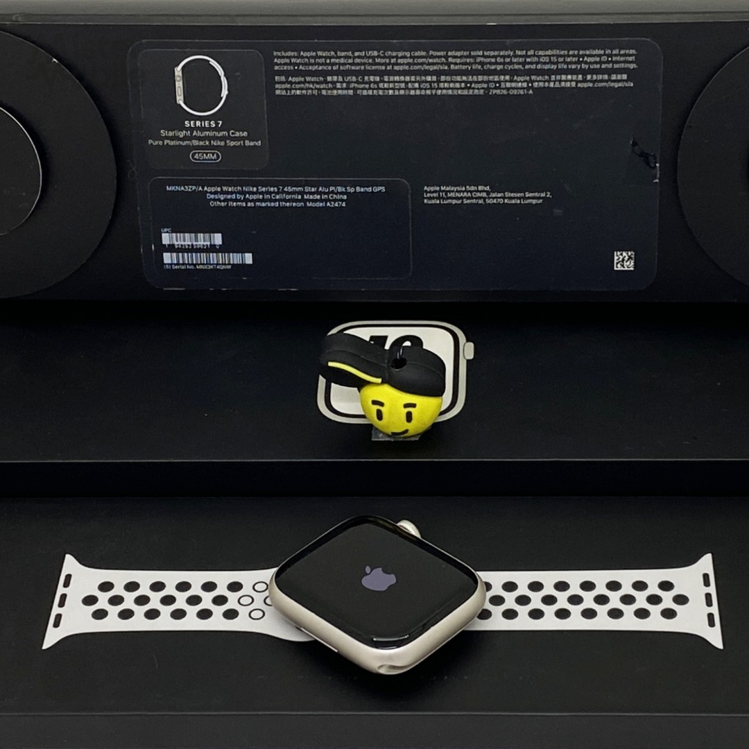Apple Watch Series 7 45 45MM GPS only Starlight Aluminum Case With Pure ...