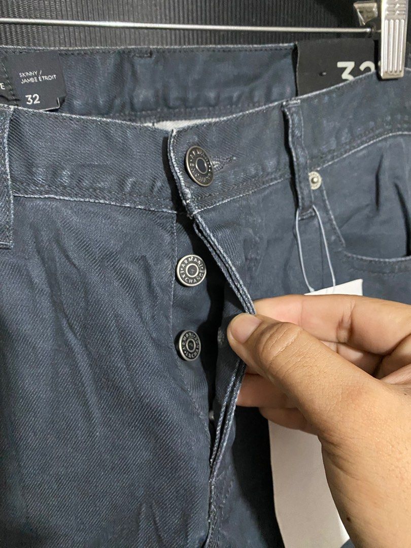 Armani Exchange A/X - skinny jambe etroit, Men's Fashion, Bottoms, Jeans on Carousell