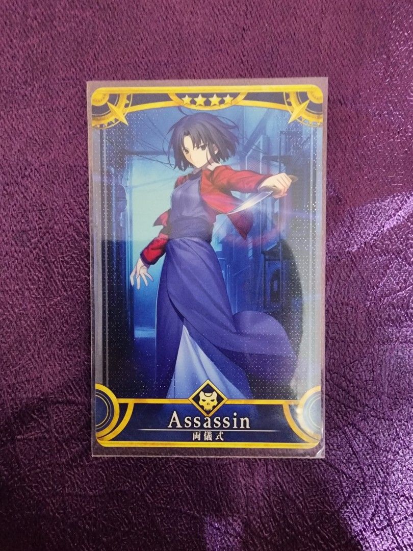 Assassin Ryougi Shiki FGO Arcade Card, Hobbies & Toys, Toys & Games on Carousell