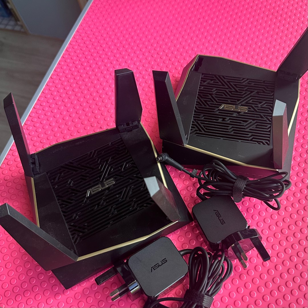 Asus Rt Ax92u Router X 2 Computers And Tech Parts And Accessories Networking On Carousell