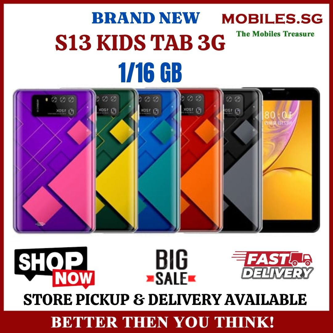 ATOUCH KIDS TAB S13 Black 16 GB, Mobile Phones & Gadgets, Tablets ...