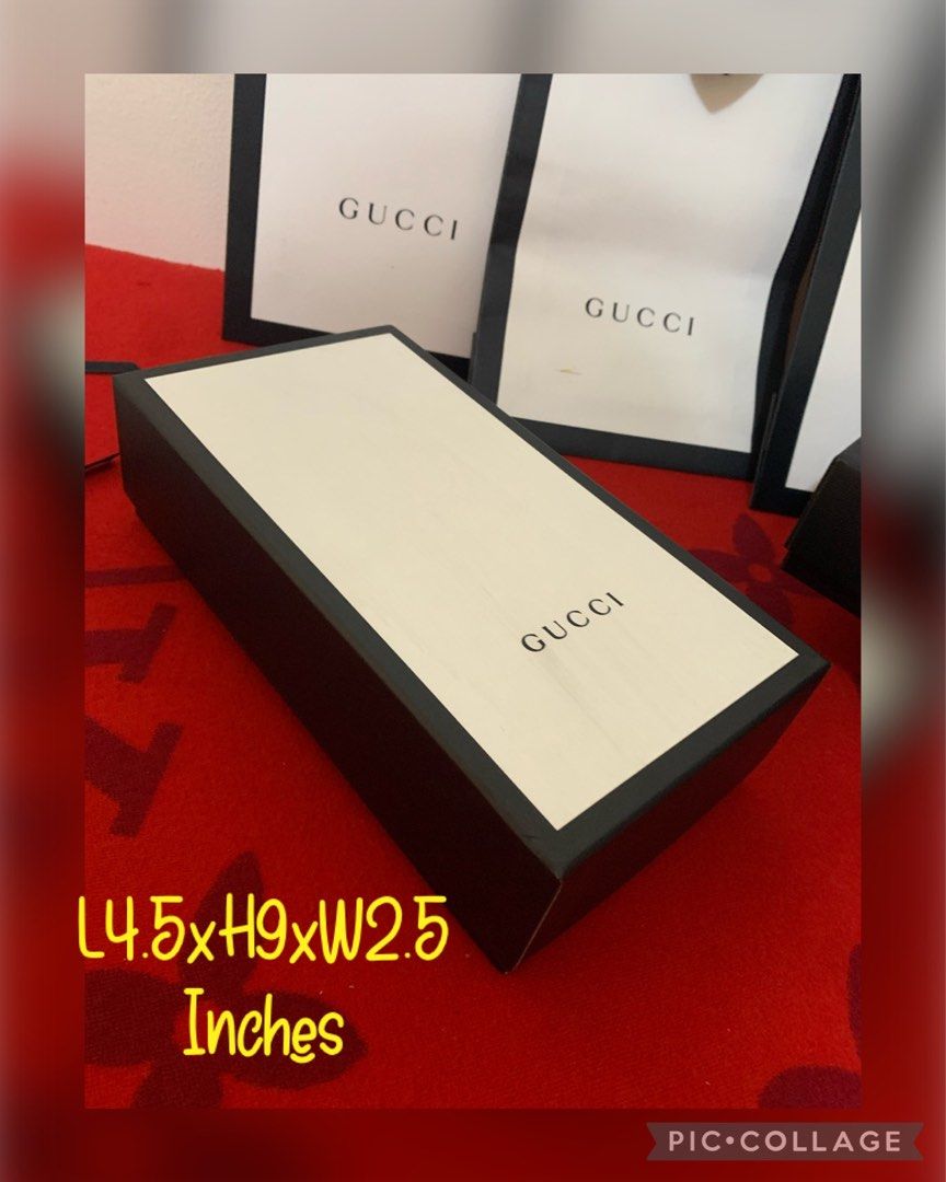 Authentic gucci box, Luxury, Bags & Wallets on Carousell