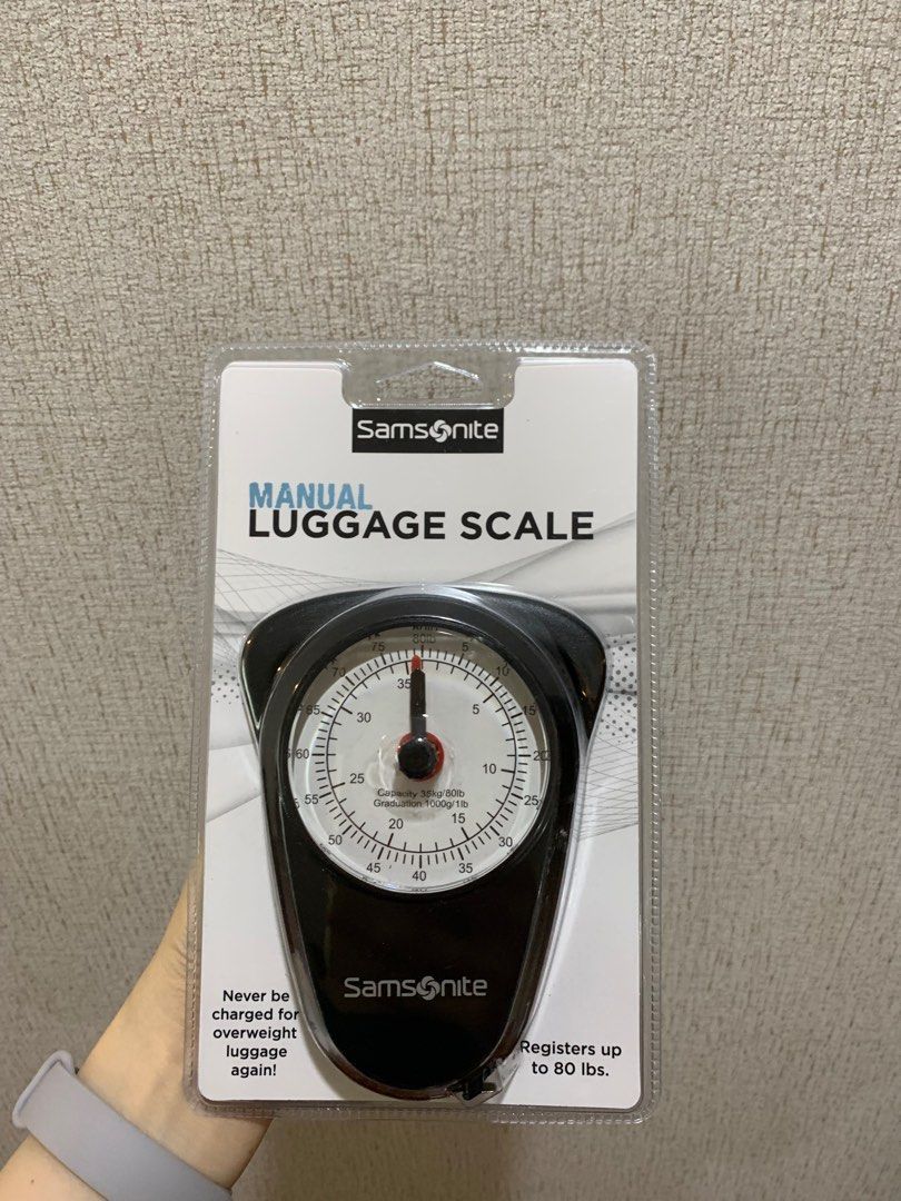 Authentic Samsonite Luggage Scale, Health & Nutrition, Health Monitors ...