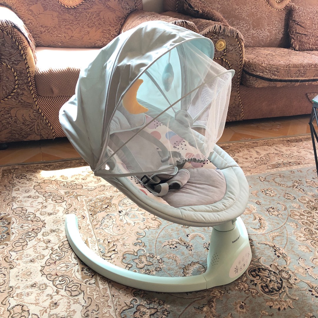 Baby Electric Auto Cradle Swing, Babies & Kids, Baby Nursery & Kids ...