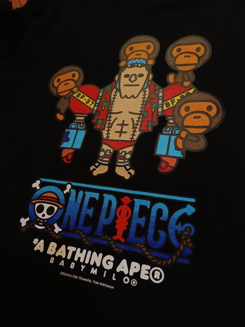 Bape x One Piece, Men's Fashion, Tops & Sets, Tshirts & Polo Shirts on ...