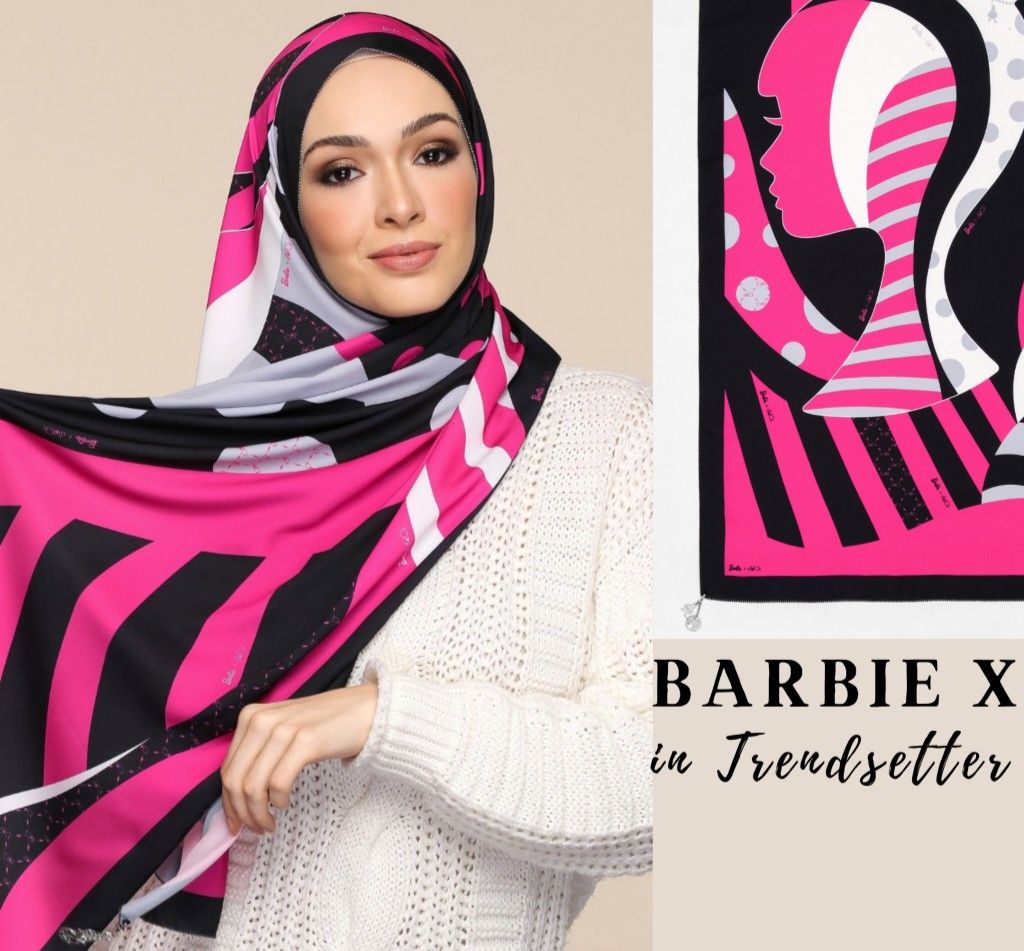 Barbie X duck shawl, Women's Fashion, Muslimah Fashion, Hijabs on Carousell