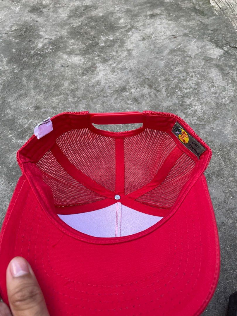 BASS PRO RED, Men's Fashion, Watches & Accessories, Caps & Hats on ...