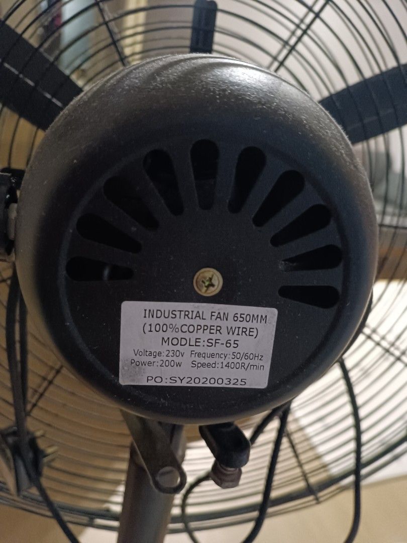Bell Industrial Fan, Furniture & Home Living, Lighting & Fans, Fans on ...