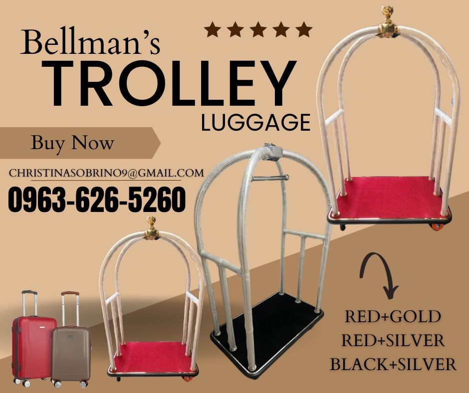 BELLMAN'S TROLLEY FOR LUGGAGE, Everything Else, Others on Carousell