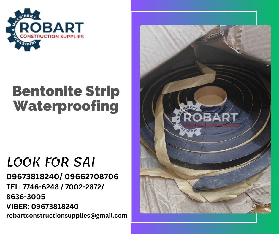 Bentonite Strip Waterproofing, Commercial & Industrial, Construction ...