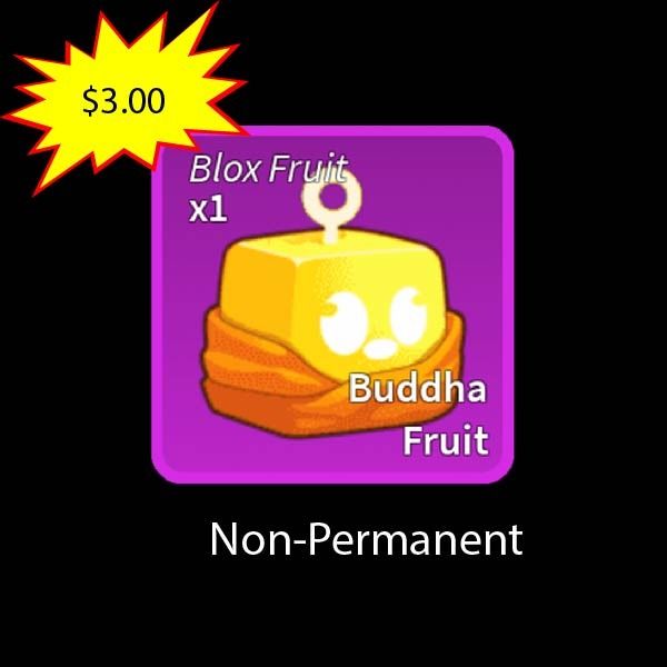 Blox Fruits Non-permanent Buddha Fruit, Video Gaming, Gaming ...