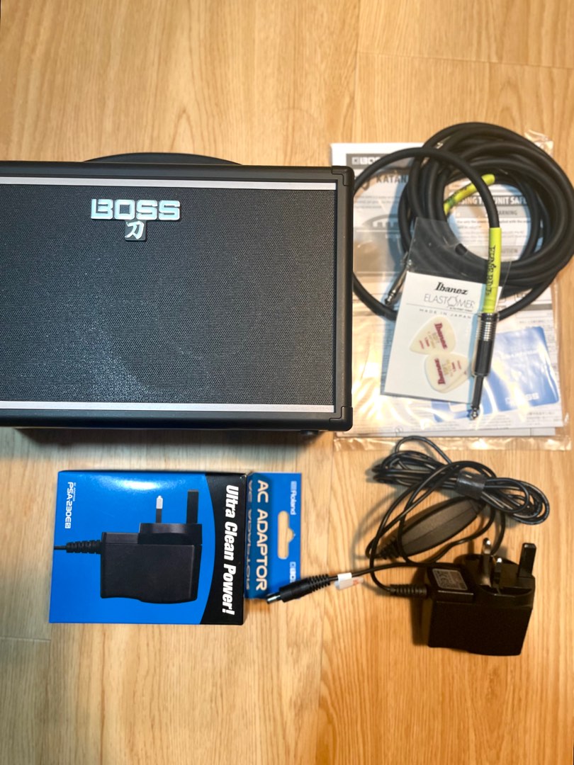 BOSS Katana Mini 7-watt Combo Amp (Bundle set), Hobbies & Toys, Music ...