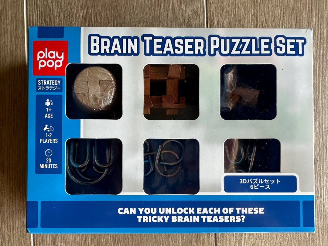Brand New Brain Teaser Puzzle Box 7+, Hobbies & Toys, Toys & Games on ...
