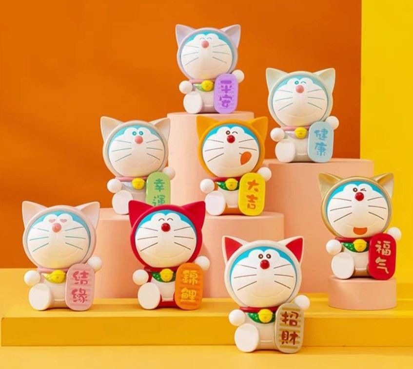 Brand New! Doraemon Full Of Blessings Series Blind Box, Hobbies & Toys ...