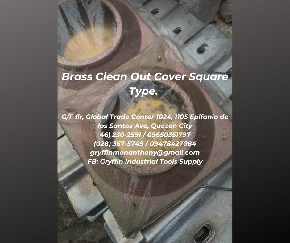 BRASS CLEAN OUT COVER (SQUARE TYPE), Commercial & Industrial ...