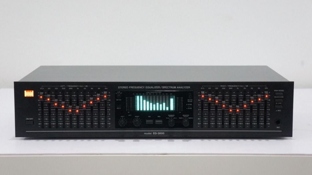 Bsr Eq 3000 Dual 10 Band Stereo Frequency Equalizer Spectrum Analyzer