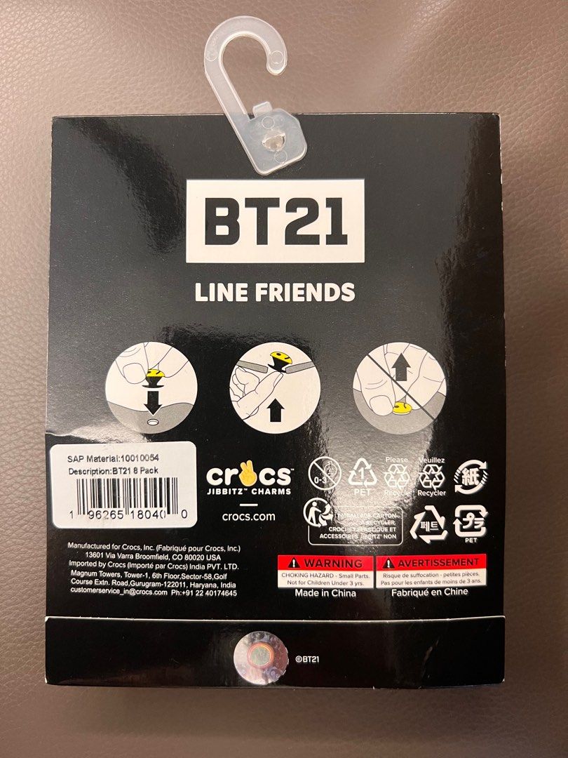 BT21 Crocs Jibbitz, Women's Fashion, Footwear, Sandals on Carousell