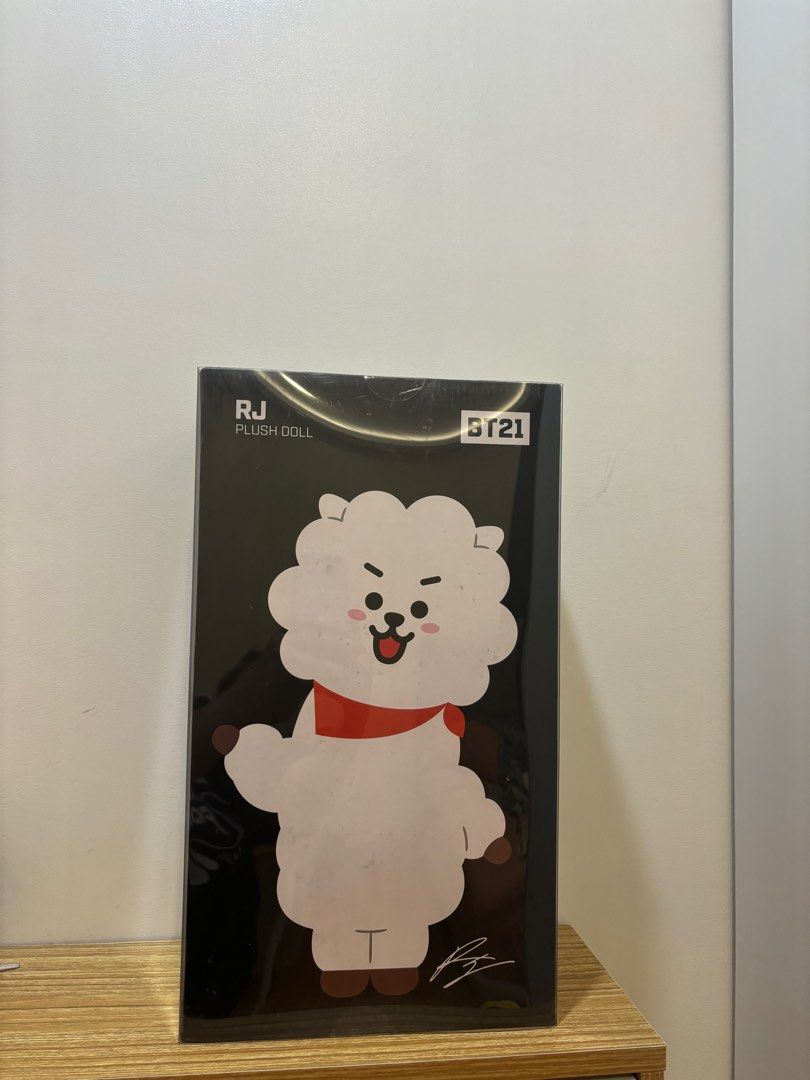 BT21 RJ Standing Plush Doll, Hobbies & Toys, Memorabilia & Collectibles ...