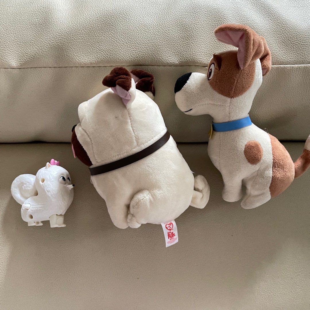 BUNDLE: Toy Kingdom Official Secret Life of Pets Merch, Max and Mel ...