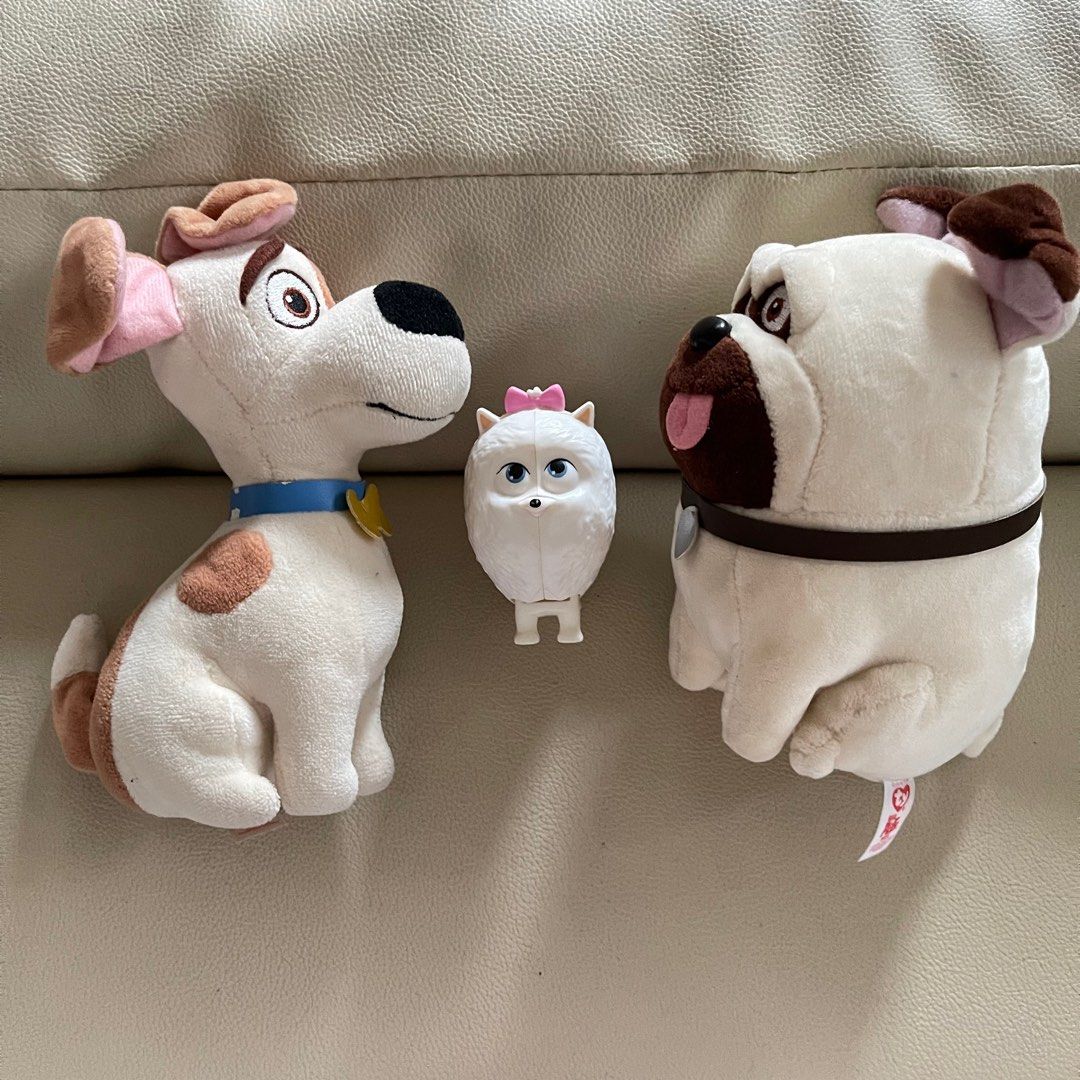 BUNDLE: Toy Kingdom Official Secret Life of Pets Merch, Max and Mel ...