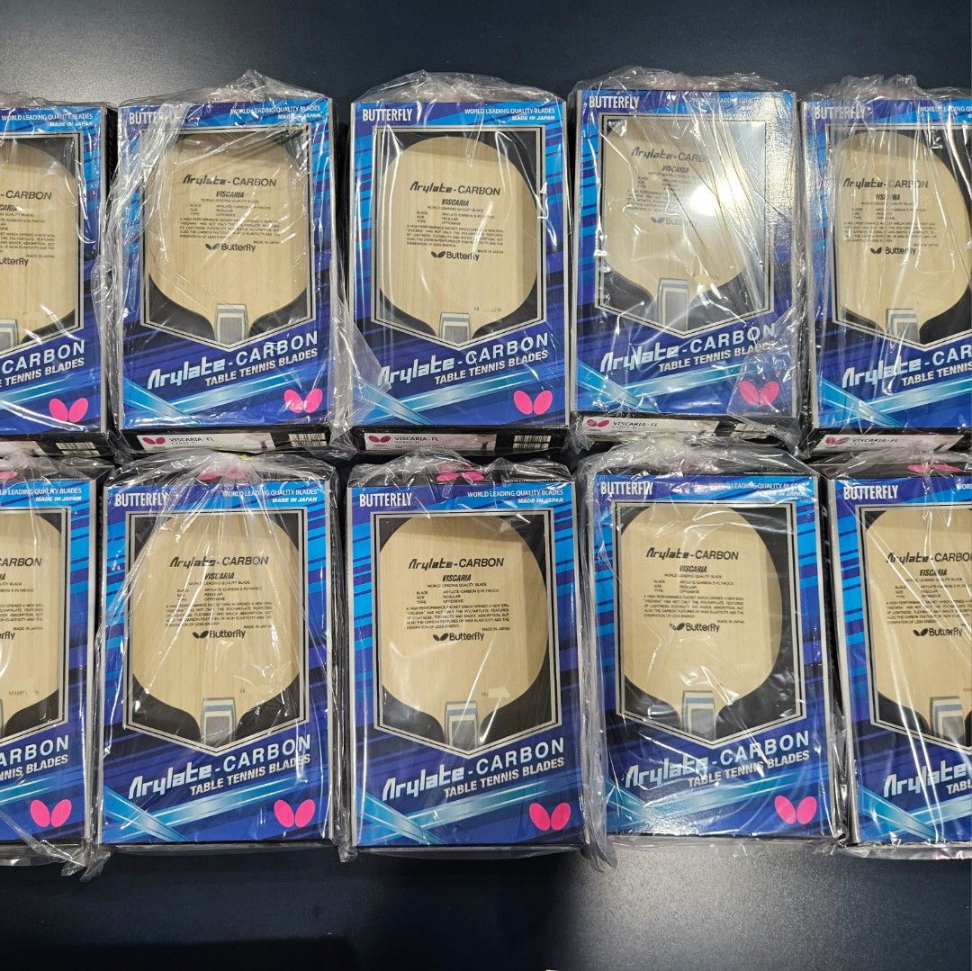 Butterfly Viscaria Table Tennis Blade Racket, Sports Equipment, Sports ...