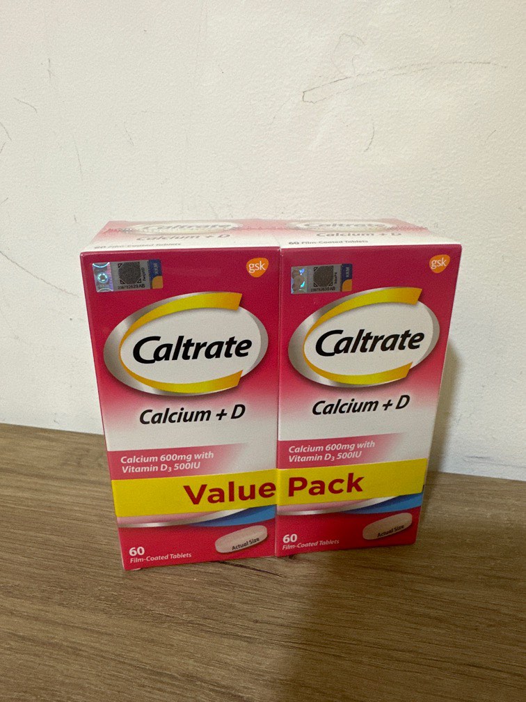Caltrate Calcium + D, Health & Nutrition, Health Supplements, Vitamins ...