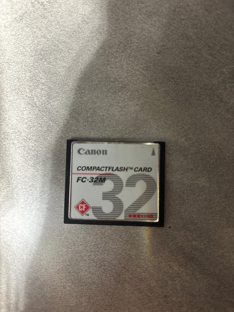 Canon 32 MB Compact Flash card, 攝影器材, 攝影配件, 其他攝影配件 - Carousell