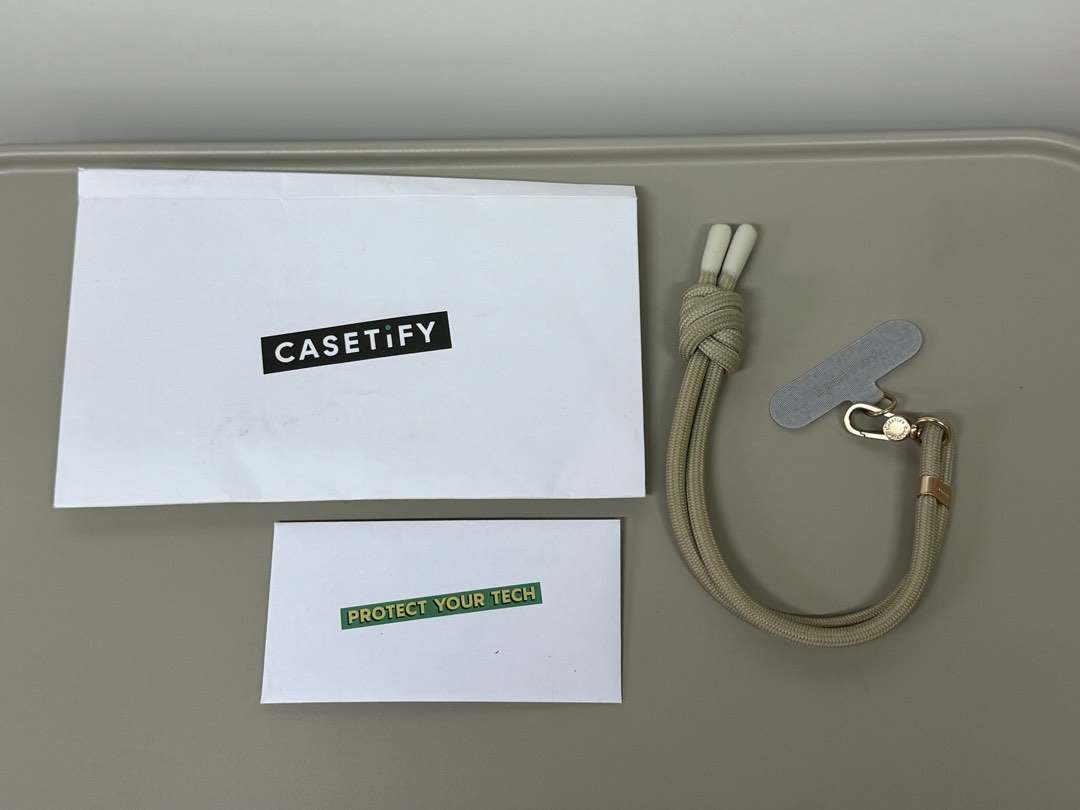 Casetify Rope Wrist Strap - Khaki, Mobile Phones & Gadgets, Mobile ...