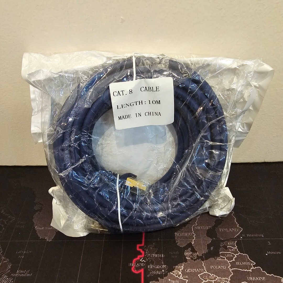 Cat 8 Cat 5 Lan Network Cable RJ45, Computers & Tech, Parts ...