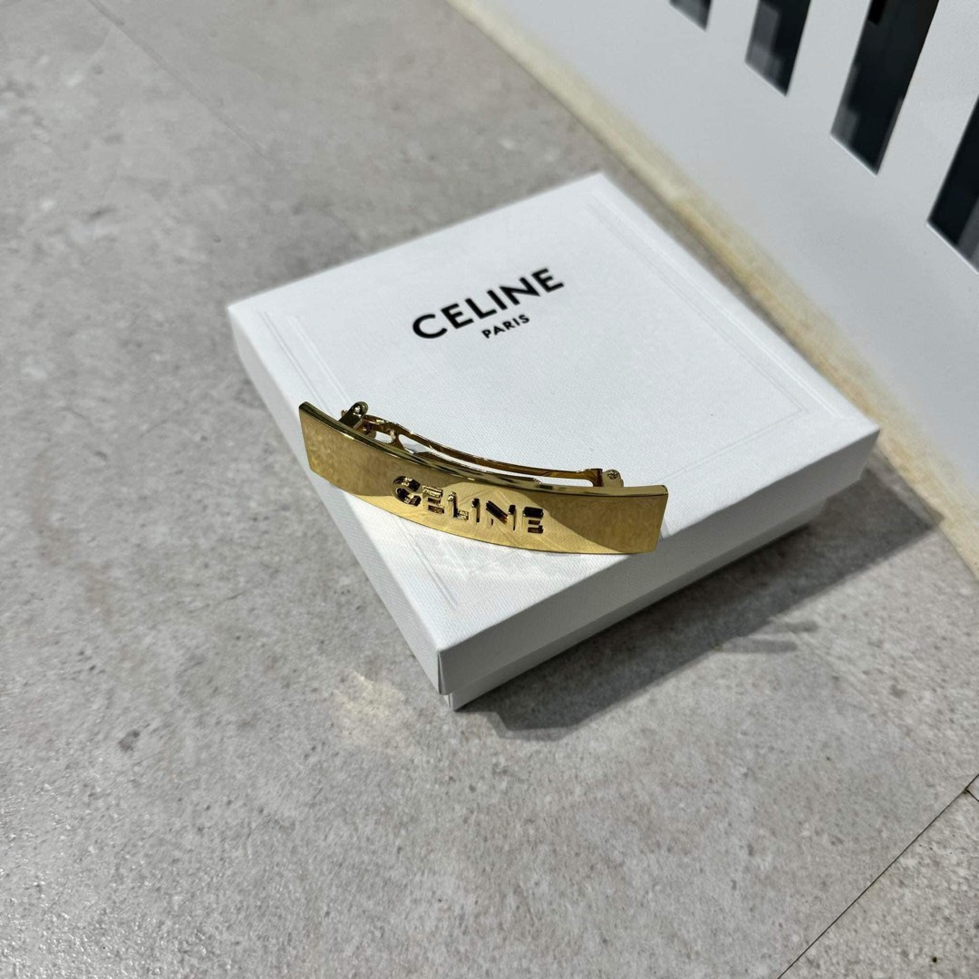 Celine Hairclip, Women's Fashion, Watches & Accessories, Hair ...