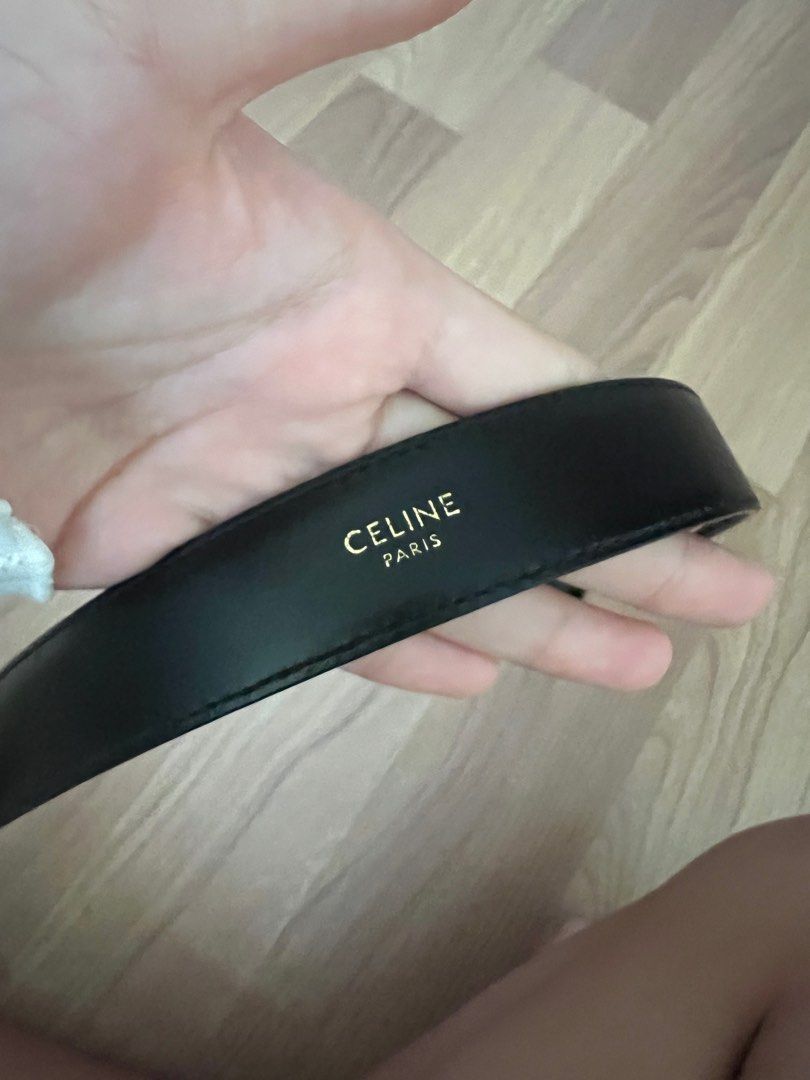 Celine Triomphe Medium Belt, Women's Fashion, Watches & Accessories, Belts on Carousell