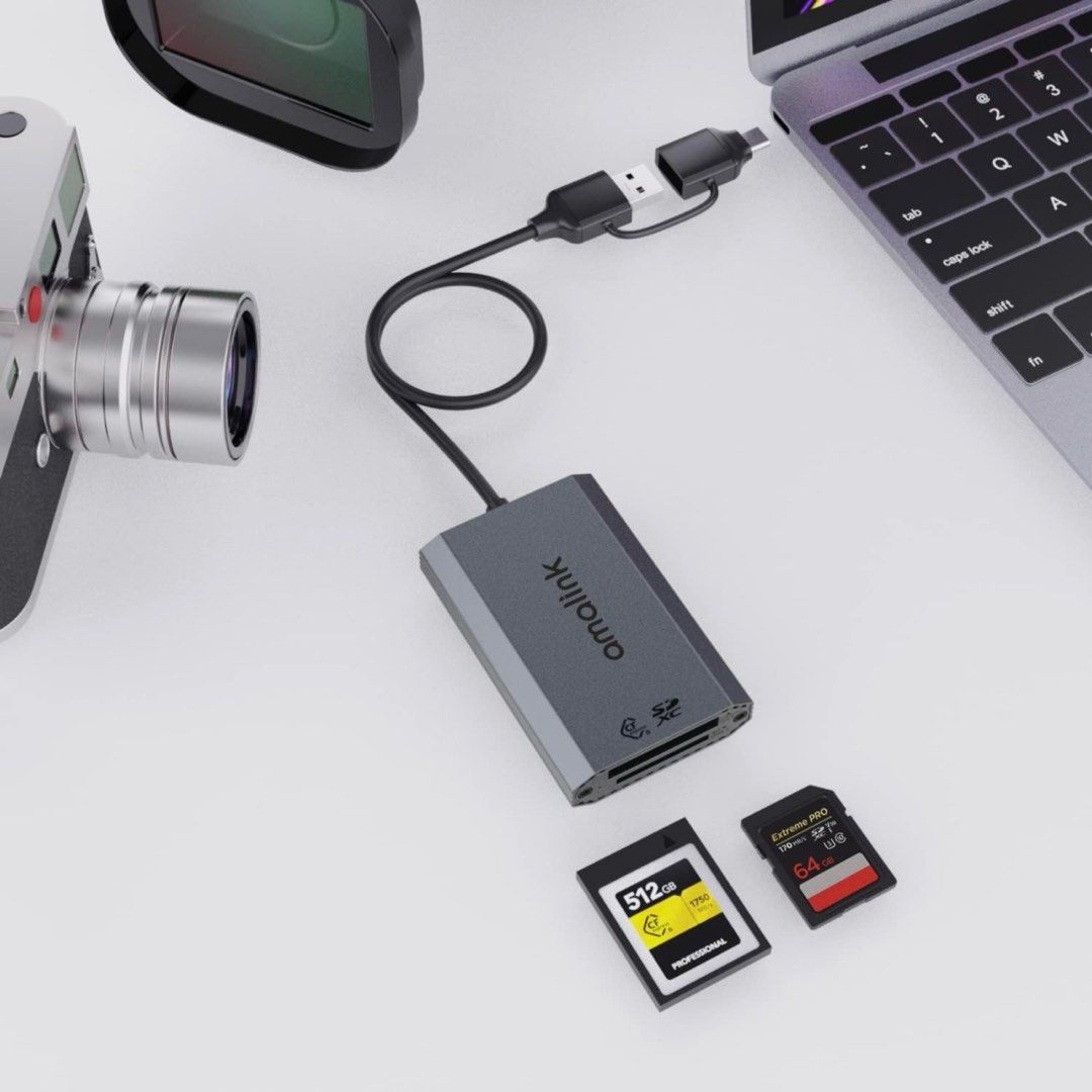 CFexpress Type B/SD USB3.2 GEN 2 Card Reader, amalink Dual Slot ...