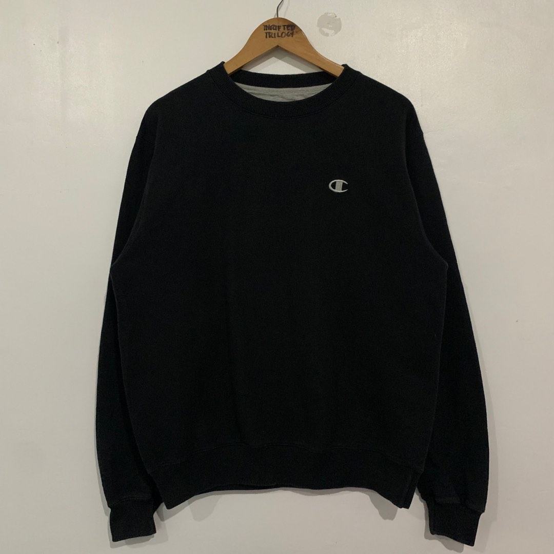 CHAMPION BASIC LOGO SWEATER, Men's Fashion, Coats, Jackets and ...
