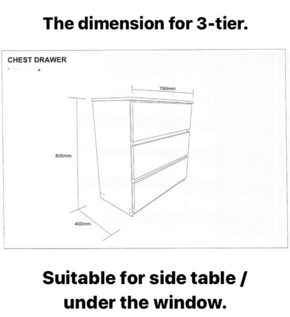 Chest Drawers Laci Putih Drawers Ikea Inspired Minimalis Deko Furniture And Home Living