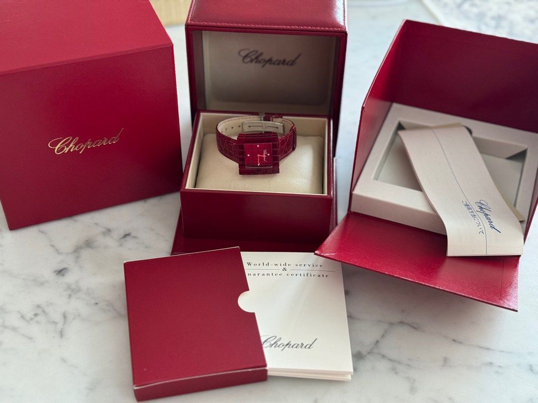 Chopard Ice Cube, Luxury, Watches on Carousell
