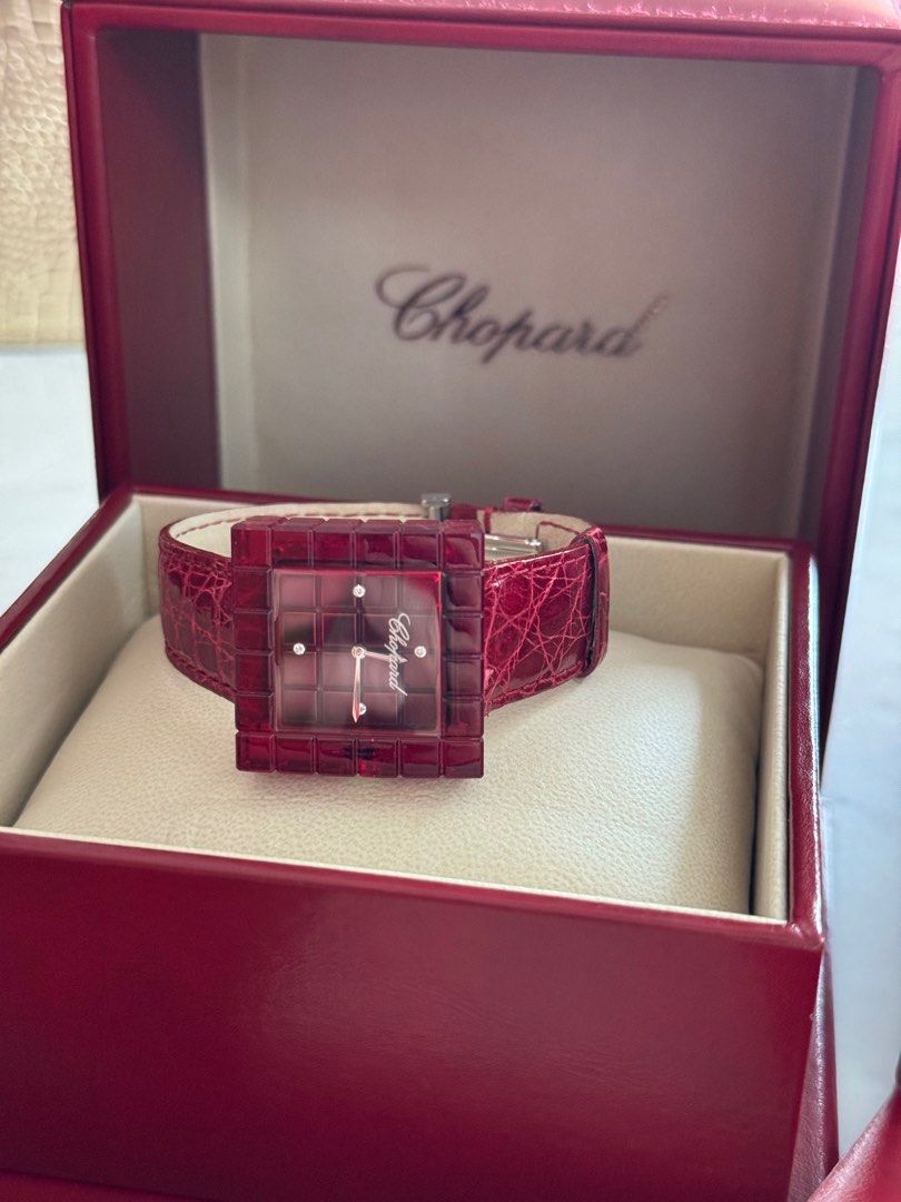 Chopard Ice Cube, Luxury, Watches on Carousell