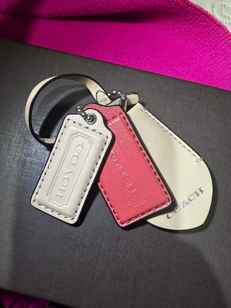 coach bag tags hang tags, Luxury, Bags & Wallets on Carousell