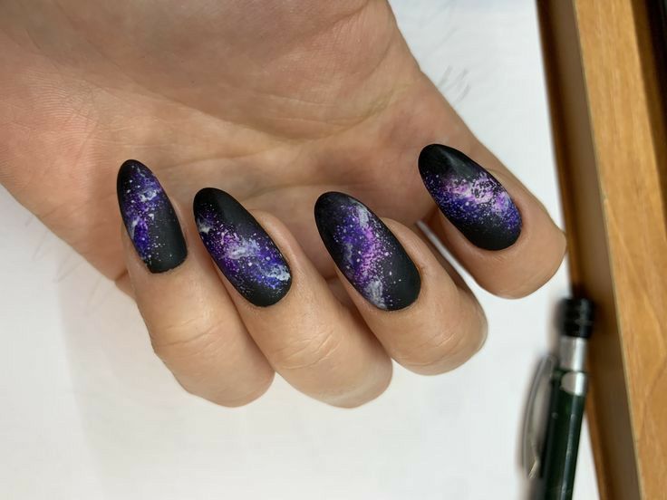 Coldplay Galaxy Nails, Beauty & Personal Care, Hands & Nails on Carousell