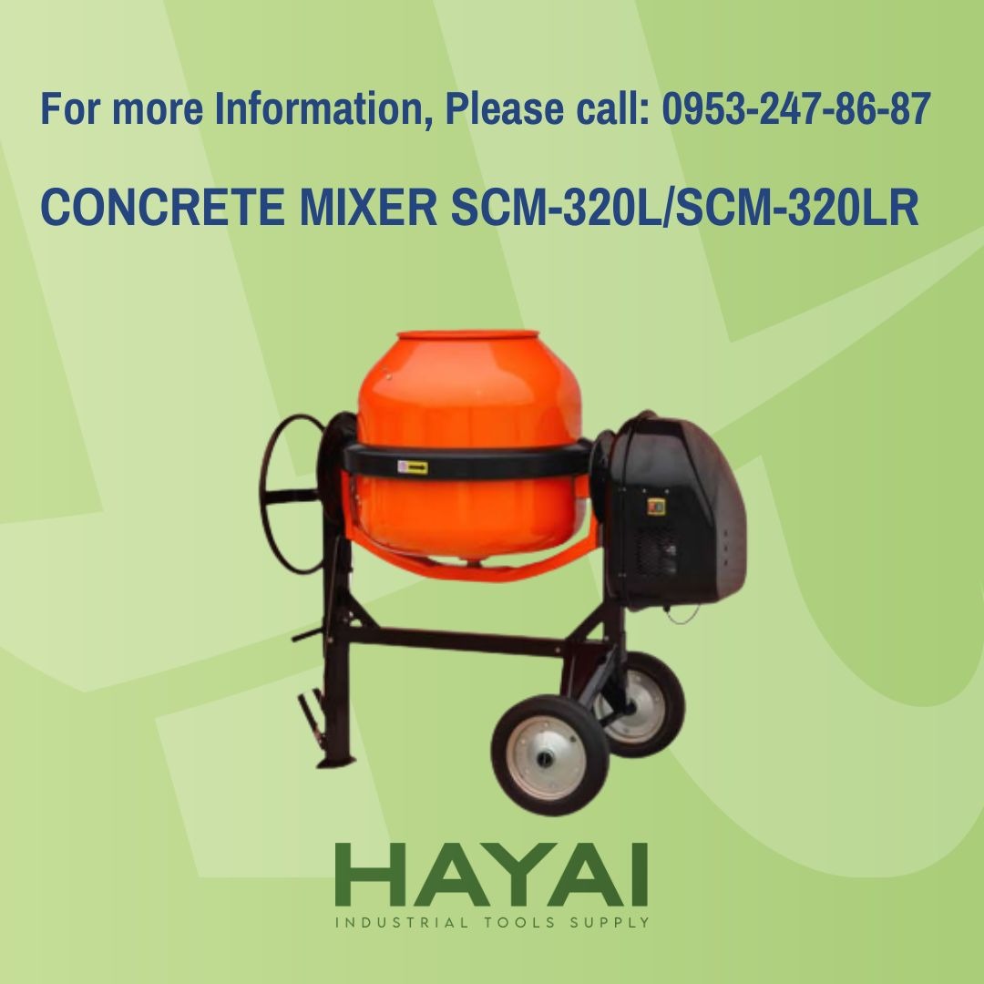 CONCRETE MIXER SCM-320L/SCM-320LR, Commercial & Industrial ...