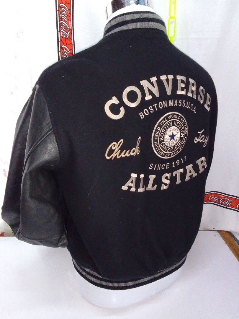 Converse varsity jacket, Men's Fashion, Coats, Jackets and Outerwear on ...