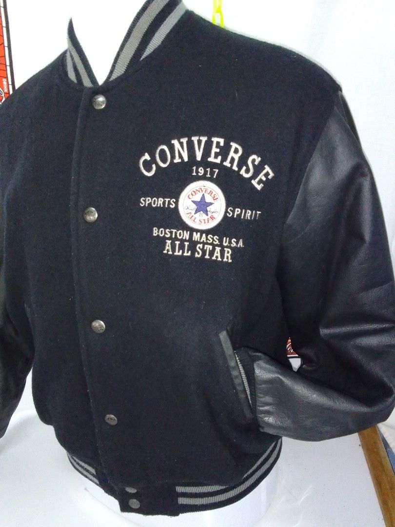 Converse varsity jacket, Men's Fashion, Coats, Jackets and Outerwear on ...