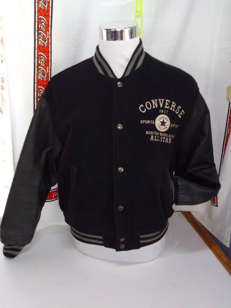 Converse varsity jacket, Men's Fashion, Coats, Jackets and Outerwear on ...