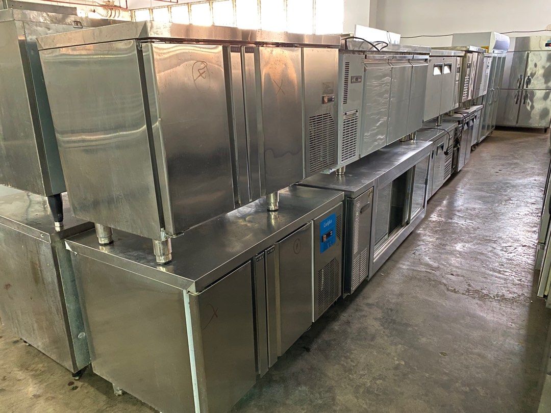 Counter chiller. Counter freezer. stainless steel fridge. One stop ...