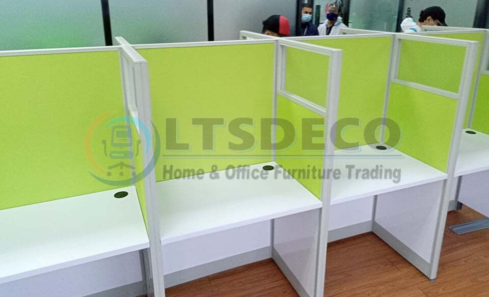 CUSTOMIZE LAMINATED W/ FABRIC PANEL PARTITION | OFFICE FURNITURE ...