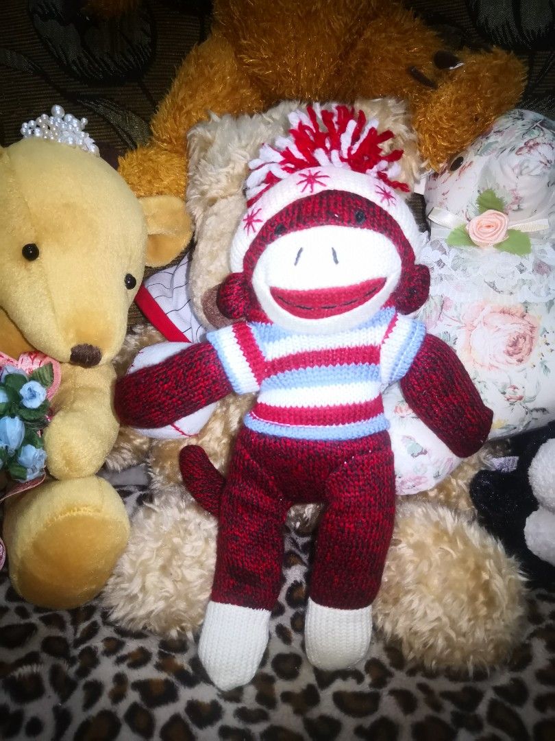 Dan Dee SOCK MONKEY, Hobbies & Toys, Toys & Games on Carousell