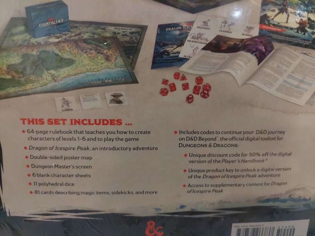 D&D essential kit, Hobbies & Toys, Toys & Games on Carousell
