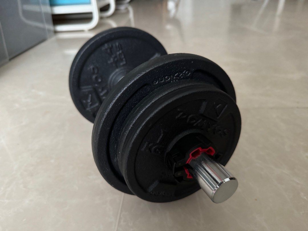 Decathlon 10 KG Dumbbell Kit, Sports Equipment, Exercise & Fitness ...