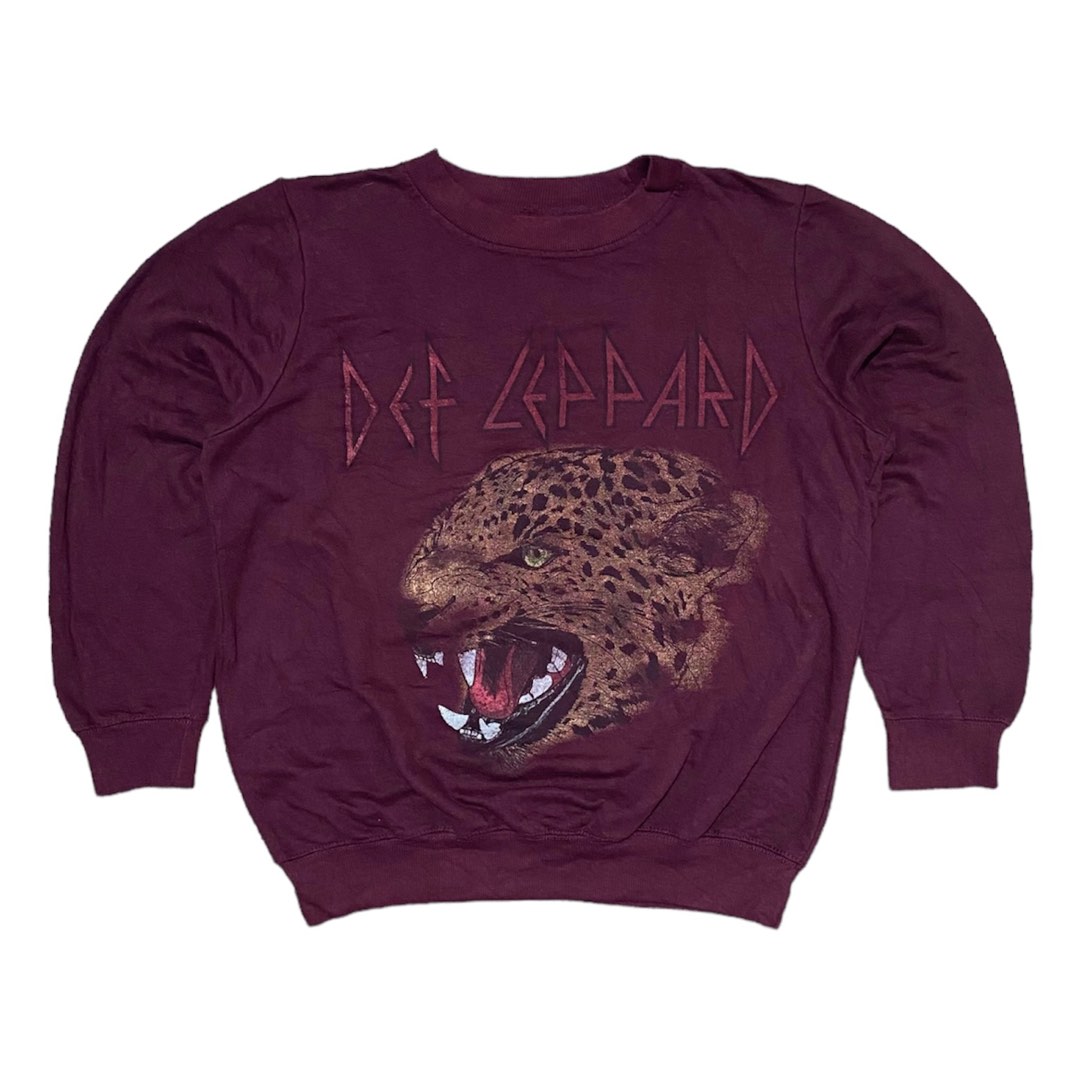 Def Leppard Official Merch Crewneck, Men's Fashion, Coats, Jackets and ...